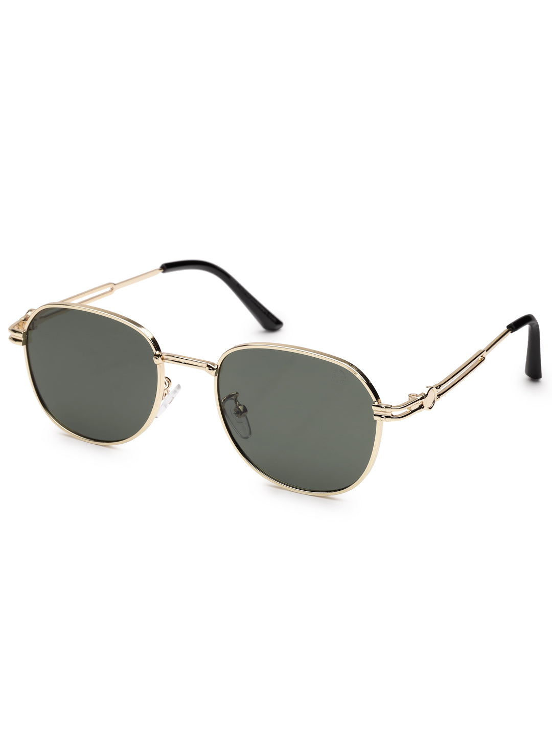 Starfall | Green Medium Full Rim Oval Sunglasses for Men [UV-protected